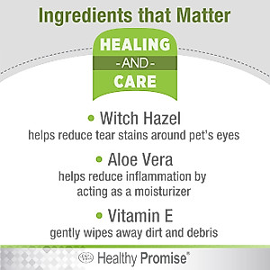 Four Paws Healthy Promise Pet Eye Wipes 35 Count