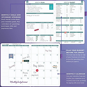 Clever Fox Budget Book 2.0 – Simple Budgeting Planner for Beginners – Financial Notebook with Money Spending, Debt & Bill Tracker (Lavender)