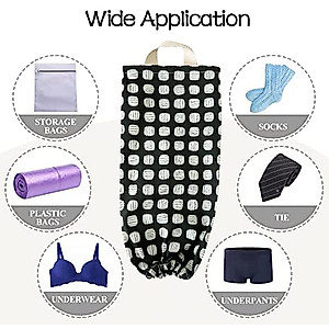 Plastic Bag Holders,Wall Mount Plastic Bag Holder,Grocery Bags Large Plastic Bag Organizer Grocery Bag Dispensers Trash Bag Storage Holder for Office Kitchen Home(2 Pcs)