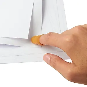 Swingline Rubber Finger Tips, Finger Cots, Small, Size 11, Amber, Finger Protector For Use with Swingline Staples & Swingline Staplers, Home Office Desktop Accessories, 12 Count (54031)