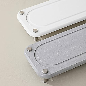 AfooBezos Soon Neat Kitchen Sink Caddy, Instant Dry Sink Organizer Sink Tray With Stainless Steel Feet Protection Sponge Soap Dispenser Holder For Bathroom Kitchen (light grey, 1 pack)