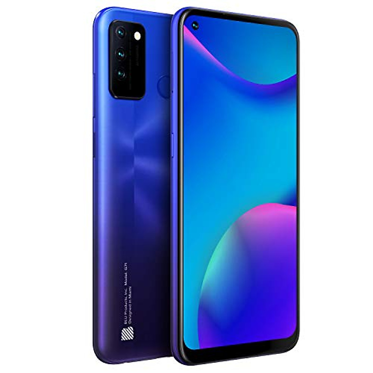 BLU G71 | 2021 | 3-Day Battery | Unlocked | US Version | US Warranty| 3/64GB | Blue