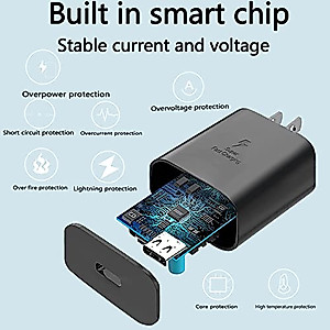 45W USB C Super Fast Charger, Samsung Charger Type C Wall Power Block for Samsung Galaxy S23 Ultra/S23 Plus/S22 Ultra/S22+/Note 10+/Note 20/S20/S21, Tab S7/S7+/S8/S8+/S8, with 6FT Fast Charging Cable