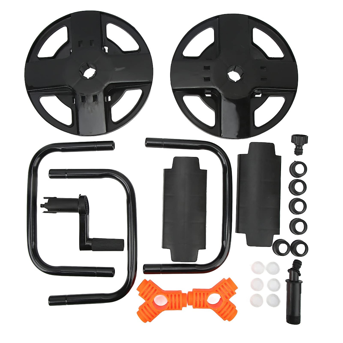 Hose Reel, Portable Garden Hose Reel Cart, Water Hose Holders for Outside, Water Pip Storage Rack ABS Single Arm Tool for Garden Car Washing Watering (25 x 20 x15 cm)