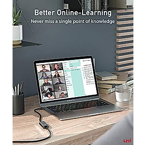 USB C to Ethernet Adapter, uni Driver Free RJ45 to USB C [Thunderbolt 3/4 Compatible], 1Gbps Type-C Gigabit Ethernet LAN Network Adapter for MacBook Pro/Air, iPad Pro, Dell XPS, Surface Laptop, Mac