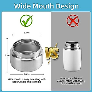 Bento Lunch Box for Kids With 8oz Soup Thermos,Leak-proof Lunch Containers with 4 Compartment,Thermos Food Jar, Food Containers for School(Blue)