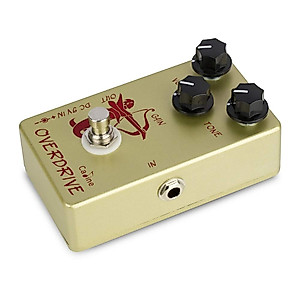 Caline Overdrive Guitar Effects Pedal Guitar Distortions Pedal Metal True Bypass Golden CP-99