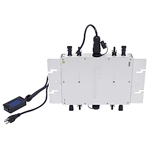 Solar Micro Inverter, Waterproof Wvc-1200W Grid Tie Mppt Pure Sine Wave Dc to Ac Solar Grid Tie Micro Inverter Solar & Wind Power Inverters (1200W)