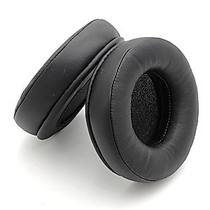 YunYiYi Replacement Ear Pads Pillow Ear Cushion Foam Earpads Cover Cups Repair Parts Compatible with AKG K540 K545 K845BT Sony MDR-XD100 Headphones Headset (Black)