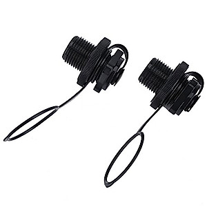 Rubber Boat Air Valve, 2Pcs Air Plugs Replacement Inflatable Plug for Inflatable Kayak Rubber Raft Accessory