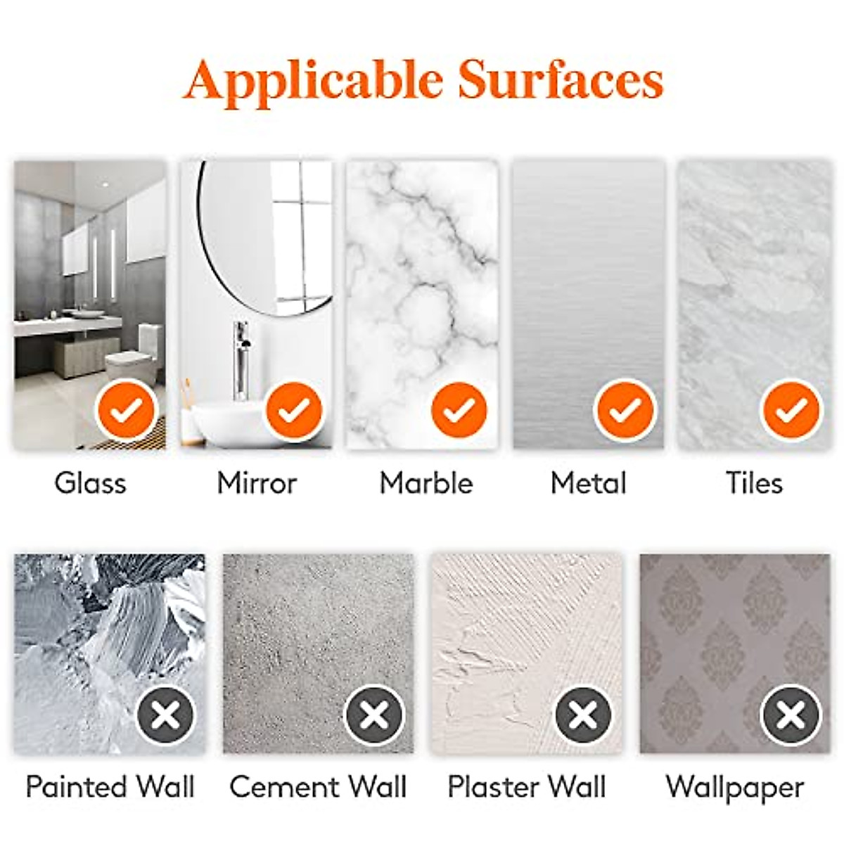 Lifewit Shower Caddy, Rustproof Stainless Steel Shower Organizer, No Drilling Traceless Adhesive Shower Shelves For Bathroom & Kitchen Storage, 2-Pack Shower Shelf (Matte Black)