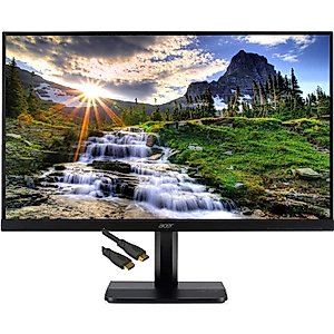 Acer 23.8” Full HD (1920 x 1080) Widescreen VA Display Monitor (KA241Y bix) - Black