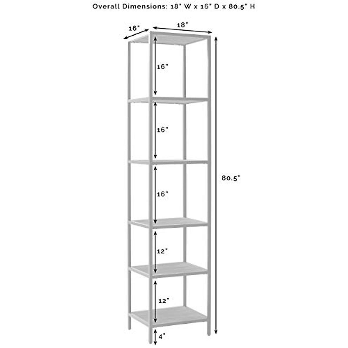 Crosley Furniture KF13053BR Jacobsen 3-Piece Entertainment Set, Brown Ash/Matte Black