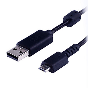 HUYUN 1.8M USB Charging Cable Replacement for Logit G533 G633 G933 Gaming Headset & G502 Hero Lightspeed Mouse