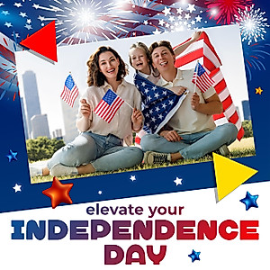 Patriotic Candy, Independence Day Chocolate Mix - HERSHEY’S KISSES and NUGGETS, HERSHEY’S COOKIES ‘N’ CREME Bar, REESEScups (3 Pound Bag - Approx. 160 Count)