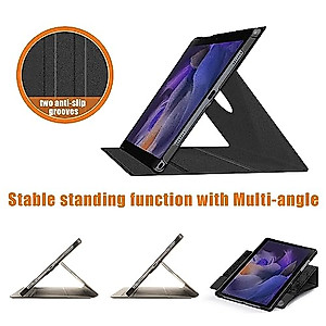 Tablet PC Case Compatible with Samsung Galaxy Tab A8 10.5 inch SM-X200/X205 Shockproof Smart Tablet Cover Case,360°Multi- Viewing Angles Stand Folio Hard PC Back Shell Case Cover with Auto Wake Sleep