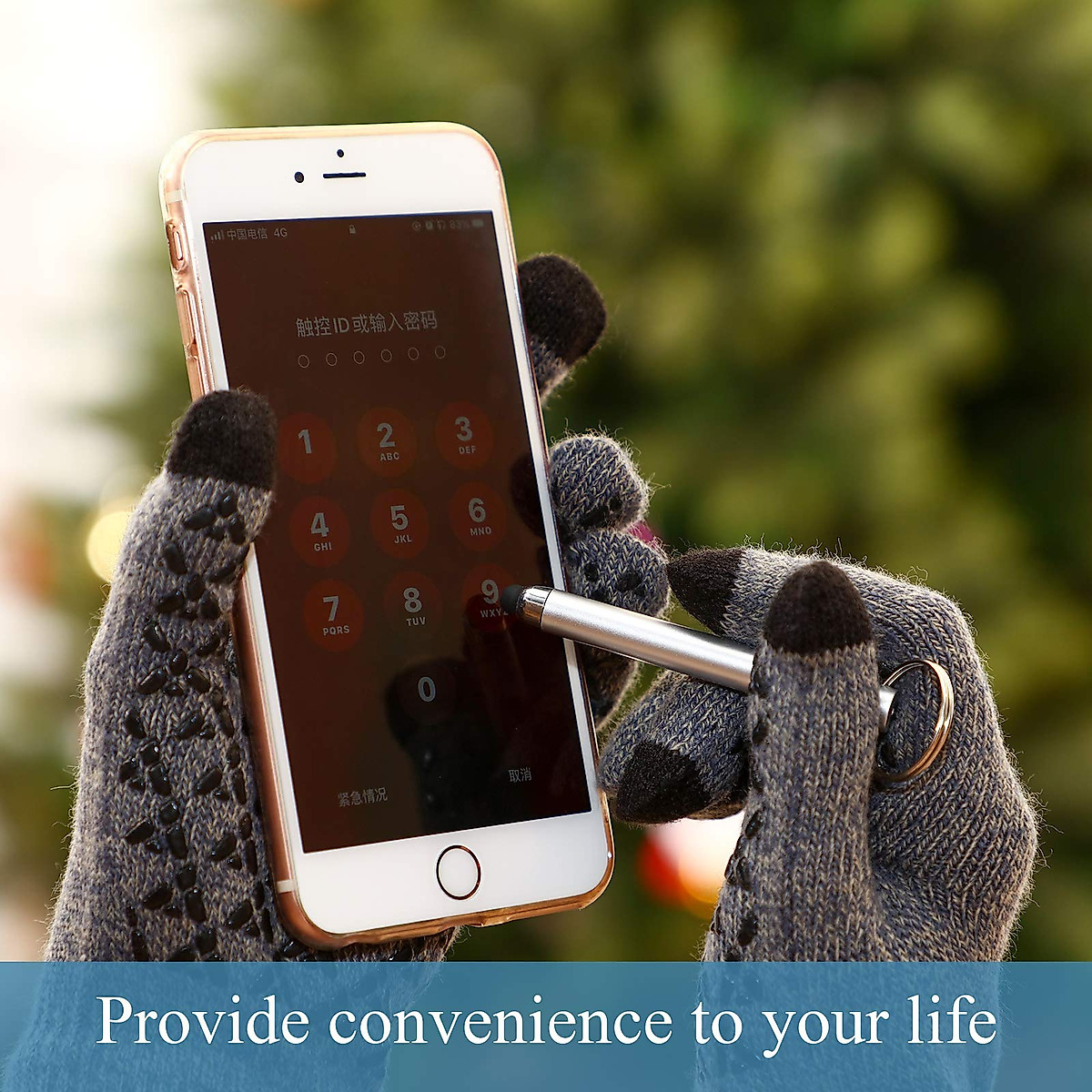 6 Pieces Mini Stylus Pen with Keyring Loop Bullet Capacitive Stylus Pen Keychain Stylus Tablet Pen and 12 Pieces 1.0 mm Black Refills with Bullet-Shaped for Signature Portable Touch Screen