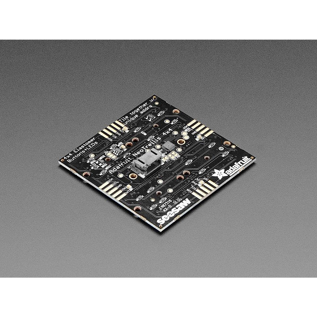 Adafruit NeoTrellis RGB Driver PCB for 4x4 Keypad (3954)