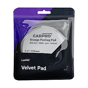CARPRO Velvet Orange Peel Removal Pad Upper Paint Layer Clear Coat – 5 1/4" (Pack of 2)