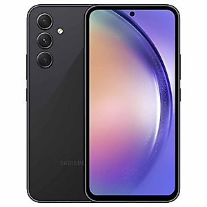 SAMSUNG Galaxy A54 5G A Series Cell Phone, Factory Unlocked Android Smartphone, 128GB w/ 6.4” Fluid Display Screen, Hi Res Camera, Long Battery Life, Refined Design, US Version, 2023, Awesome Black