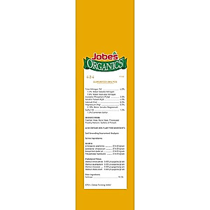 Jobe’s Organics Granular Fertilizer, Organic Fertilizer for Palm Trees and Plants, 4 lbs Bag