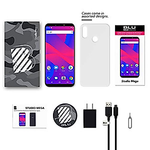 BLU Studio Mega 2018-6.0” HD Unlocked Smartphone with Dual Main Camera -Black