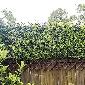 GLANT Lattice Fence Willow Expandable Plant Climbing Lattices Trellis Fence,Open Screen Fencing,Willow (1)