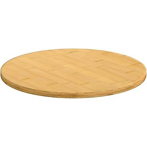 GOLINPEILO Replacement Table top, Bamboo Round Table Top for Coffee Table End Side Table Bistro Dining Room Table, Ø11.8"x0.6" Bamboo