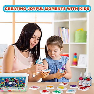 Kiditos Magic Water Elf Toy Kit,Aqua Fairy Water Gel kit with 20 Magic Gel&10 Molds-Easter Craft,Water Pets,Birthday Gifts,Party Favors,Make Your own Squishies Toys DIY Craft Kit for Kids Ages 3+