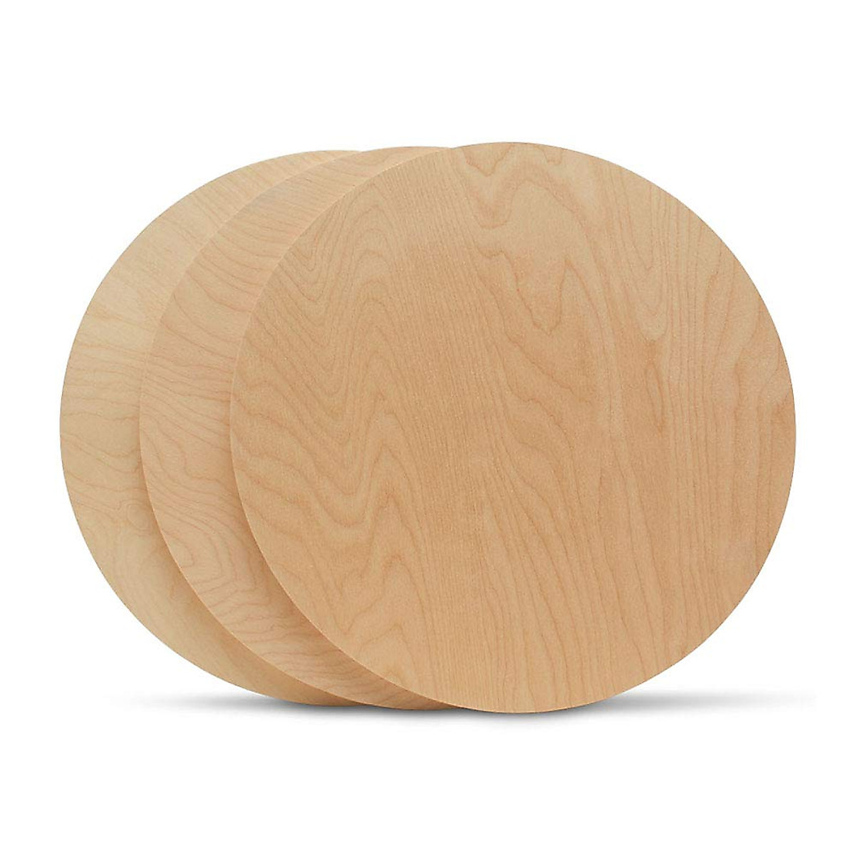 Wood Circles 17 inch 1/2 inch Thick, Unfinished Birch Plaques, Pack of 3 Wooden Circles for Crafts and Blank Sign Rounds, by Woodpeckers