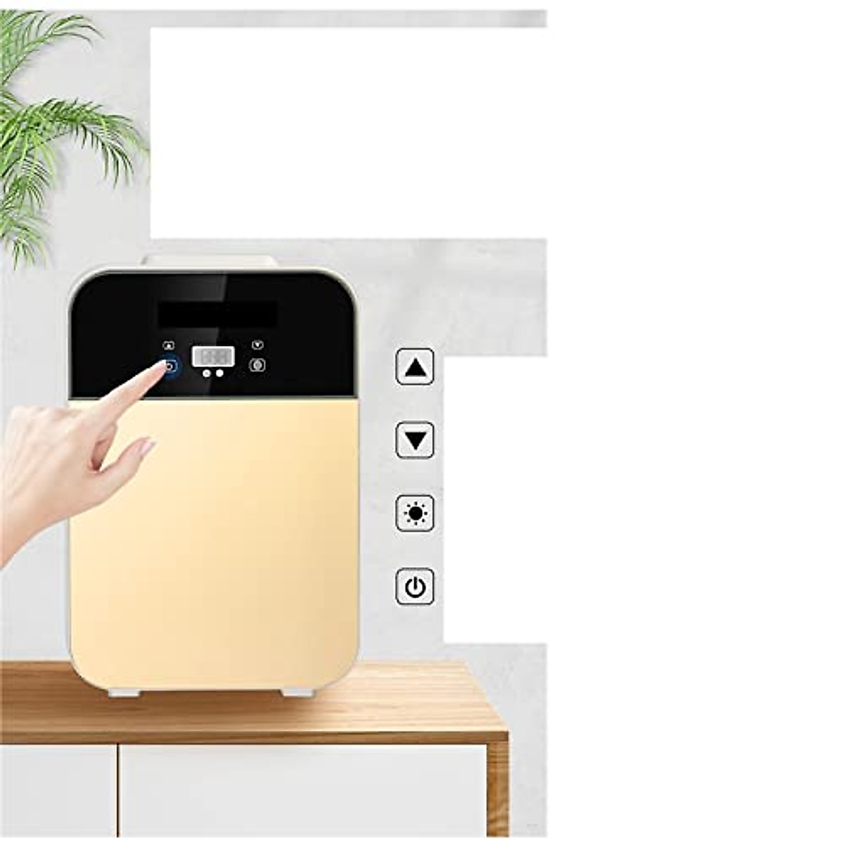 HESNDxbx Mini Fridge Mini Fridge Refrigerator Portable Freezer Cooler and Warmer Storing Skincare Cosmetic Food Drink for Home Car Use