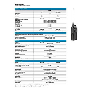 2 Pack of Motorola CP200d UHF Two Way Radios