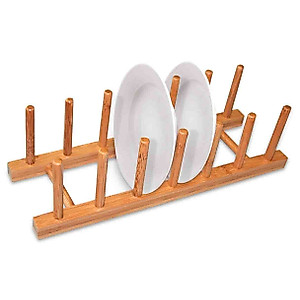 Home Basics Bamboo Dish Rack