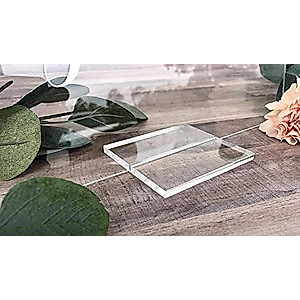 Acrylic Wedding Sign: Bubbly Bar Wedding Sign for Guests – Clear Acrylic Sign w/Stand – Open Bar Sign, Free Drink Sign, Rustic Wedding Decorations, Reception Decorations (8X10, Clear Acrylic Stand)