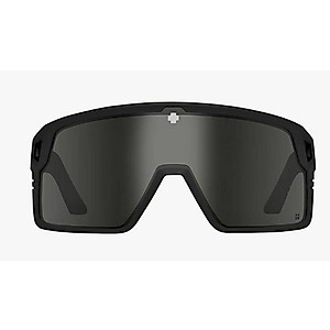 SPY Monolith Sunglasses Matte Black with Happy Gray Green Polar Black Spectra Mirror Lens