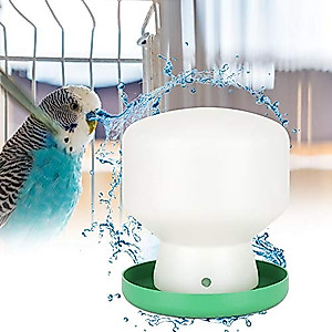 Green Cover Automatic Drinker, Automatic Bird Water Dispenser, Drinking Fountain, for balcony Outdoor wild for Starling Cockatiels