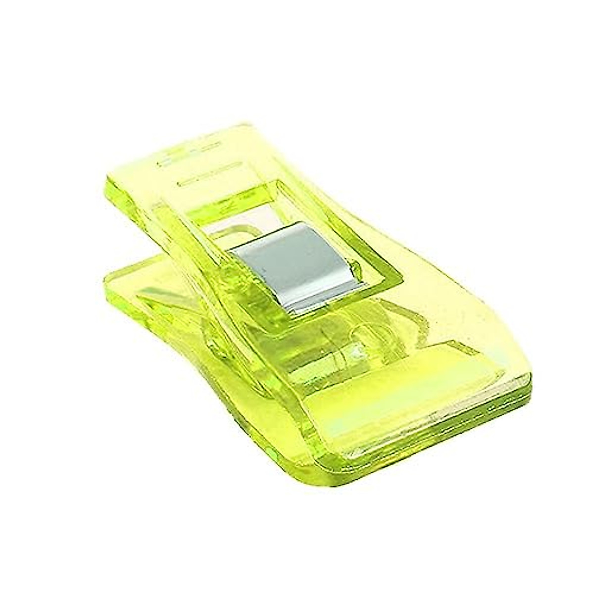 Tape Bias Maker 20pc Sewing Tools DIY Hemming Accessories Plastic Clip Storage Bag Clips Sewing Clips for Fabric Plastic Clips for Crafts(Yellow)
