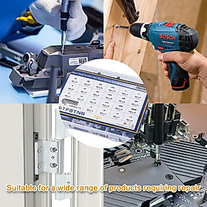 TOTFSTNR 666Pcs Internal Hex Drive Cup-Point Screws Assortment Kit, 22 Sizes M2/3/4/5/6/8 Set Screw Set for Door Handles, Faucet, Light Fixture, 12.9 Class Alloy Steel (Black)