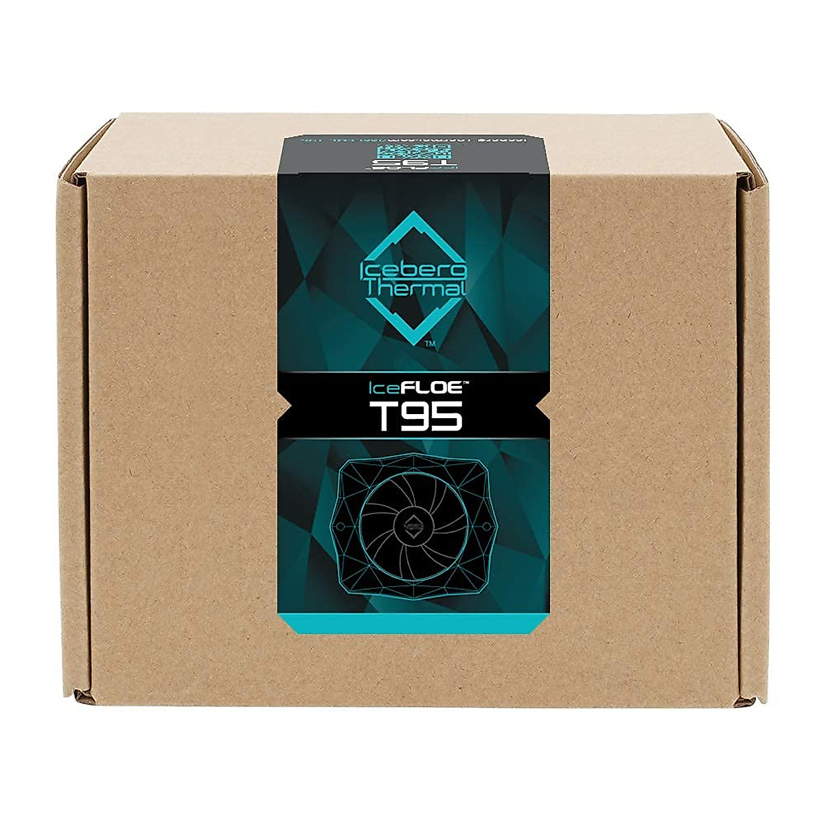 Iceberg Thermal IceFLOE T95 Extrusion Aluminum Heatsink CPU Cooler with 92mm PWM Fan (Standard)