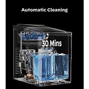 Silonn Smart Countertop Ice Maker, Compact Wi-Fi Ice Maker with App Control, 9 Cubes in 6 Mins, 26 lbs per Day, 2 Ice Cube Sizes, Portable Ice Maker with Self-Cleaning for Kitchen/Office/RV