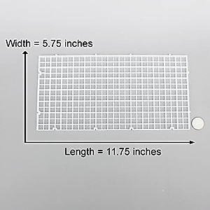 Alfie Pet - Alwina 4-Piece Set Fish Tank Anti-Jumping Net Cover - Color: Clear