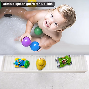 Silicone Sink Edge Protector ＆ Splash Guards - 4 IN x 20 IN Countertop Protectors for Kitchen Sink Bathtub Sink, Upgrade 5° Sink Counter Protector Countertop Splash Guard (Black)