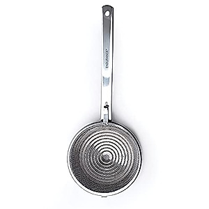 RSVP International Kitchen Roasting Collection Dishwasher Safe, Nut/Seed Toasting Pan, Stainless Steel