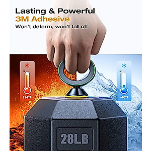 VICSEED for MagSafe Car Mount [20 Strongest Magnets] Magnetic Phone Holder for Car Dash [Not Drop 3M Adhesive] All-Metal Phone Mount for Car Dashboard Fit All Mobile iPhone 14 13 12 Pro Max Plus etc.