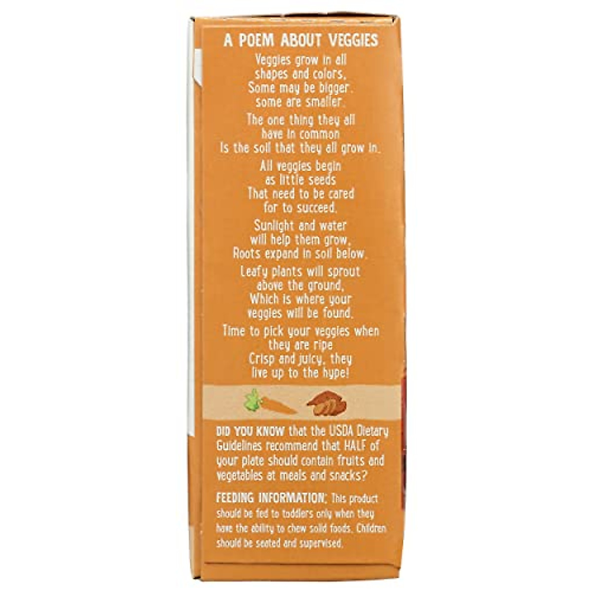EARTHS BEST Organic Swt Pto Crrt Snny Day Bars, 0.67 Ounce (Pack of 7)