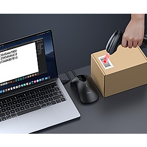 TEEMI 1D 2D Bluetooth Barcode Scanner with USB Cradle + TEEMI TMSL-58CR 1D/2D Bluetooth Barcode Scanner with Smart USB Cradle