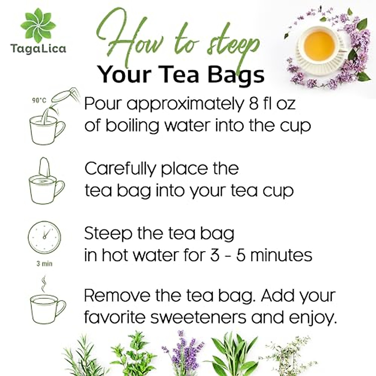 Premium 135 Dandelion Root Tea Bags, 100% Natural & Pure from Dandelion Root, Eco-Conscious Tea Bags, Dandelion Tea, Dandelion Root Herbal Tea. Dandelion Root Tea. No Sugar, No Caffeine, No Gluten, Vegan