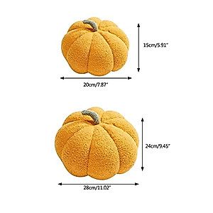 TAPARU Chair Cushions Portable Pumpkin Throw Pillow Cute Stuffed Plush Toy Sofa Cushion (Color : Pink, Size : Medium)