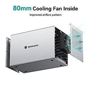 Yottamaster Aluminum 5 Bay USB3.1 Type C External Hard Drive Enclosure for 3.5 2.5 Inch SATA HDD SSD Support 5 x 16TB, Mac Style Direct Attached Storage (DAS)- NO RAID [PS500C3]