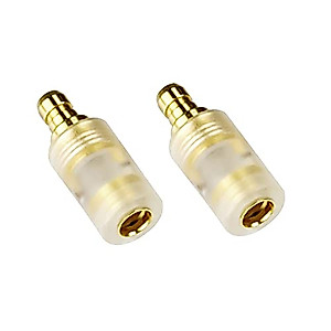 okcsc Adapters for Sennheiser IE400 Pro Earbuds Male to Mmcx Cable Female Compatible for IE100 IE400 IE400 Pro IE500 Lossless Sound Quality for Earbuds One Pair of Headphone Converter Transparent